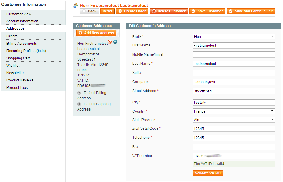 USt.-ID Validierung - EU VAT Enhanced für Magento ||GEISSWEB|